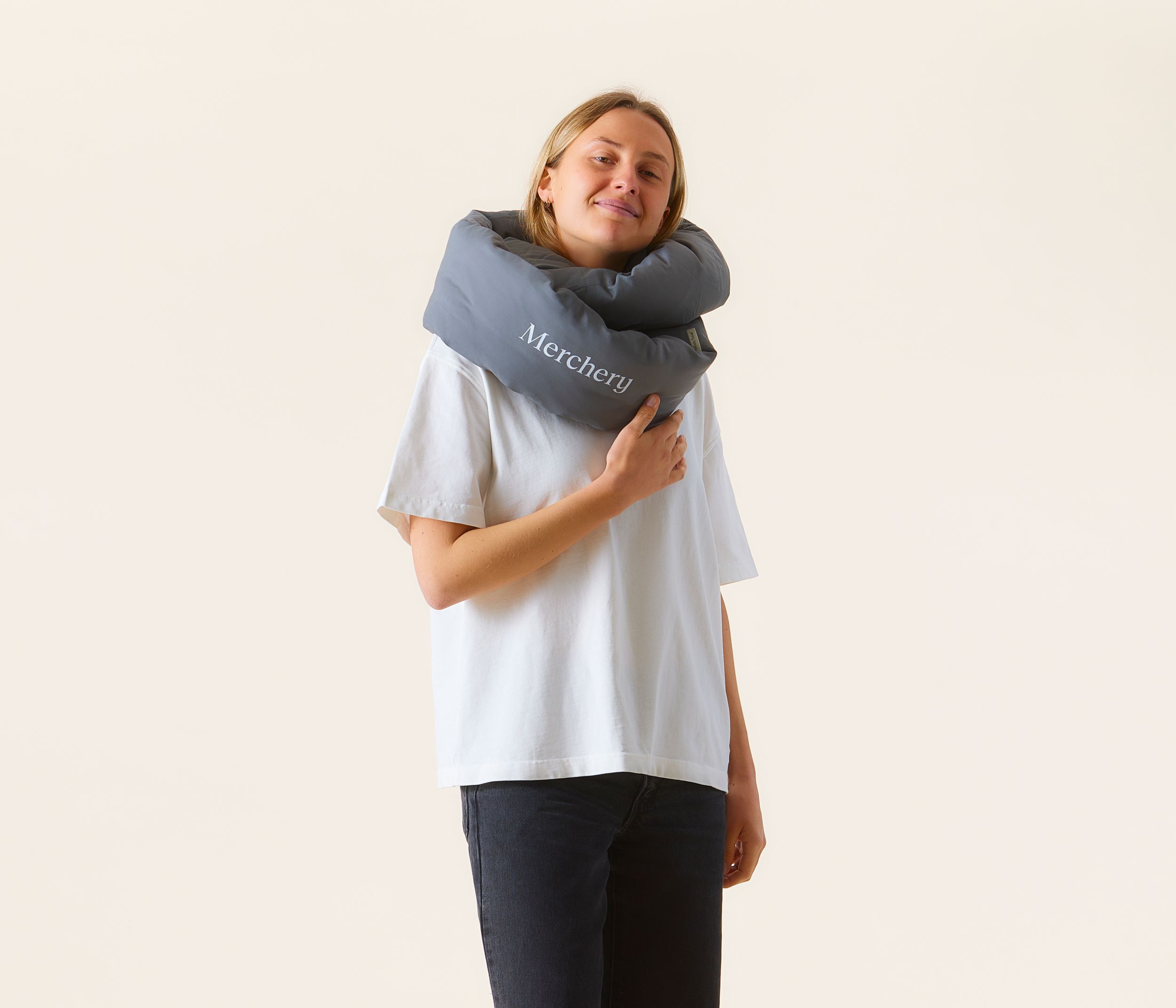 Custom Infinity Pillow Scarf | Premium Accessories with Logo