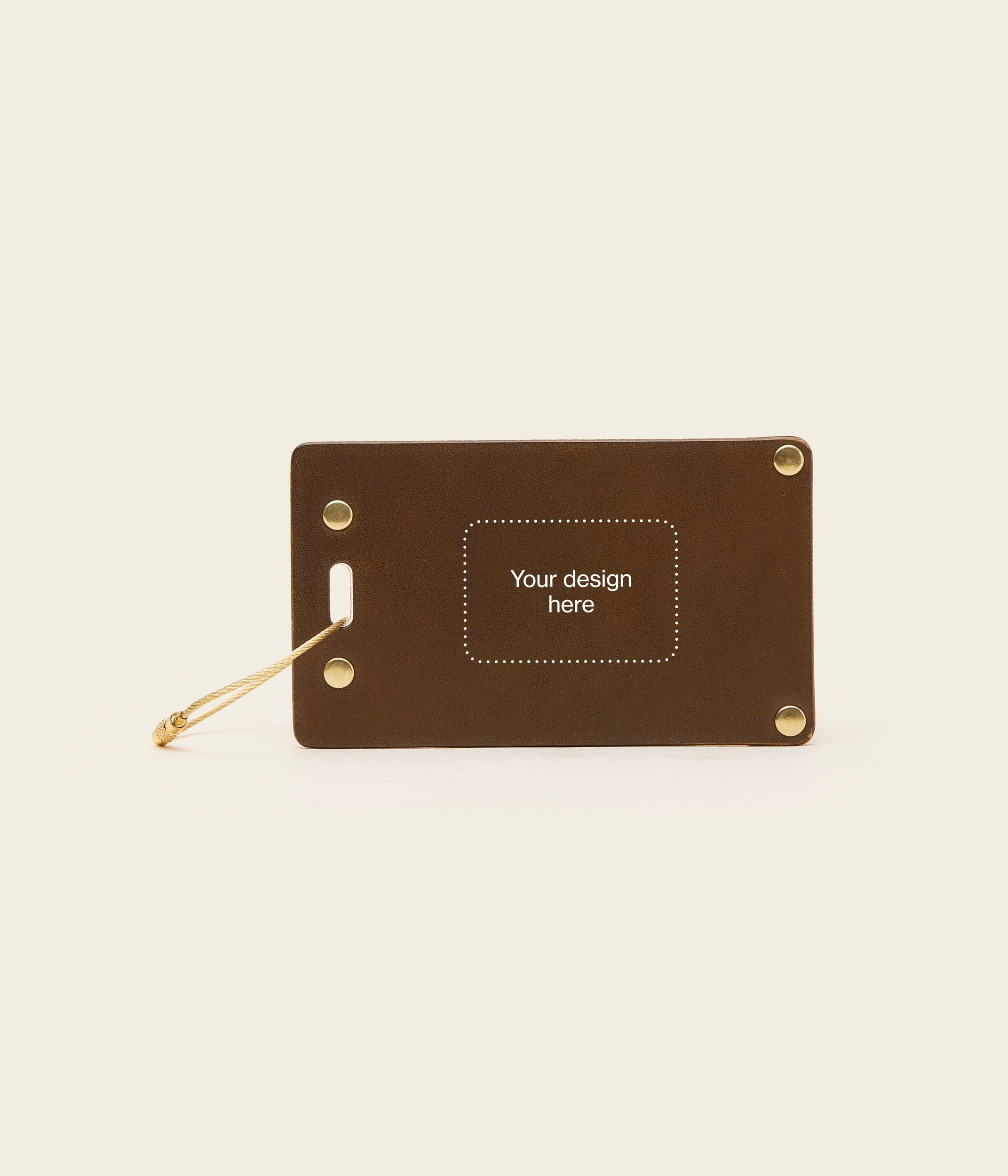Custom Leather Luggage Tag | Customize High End Swag