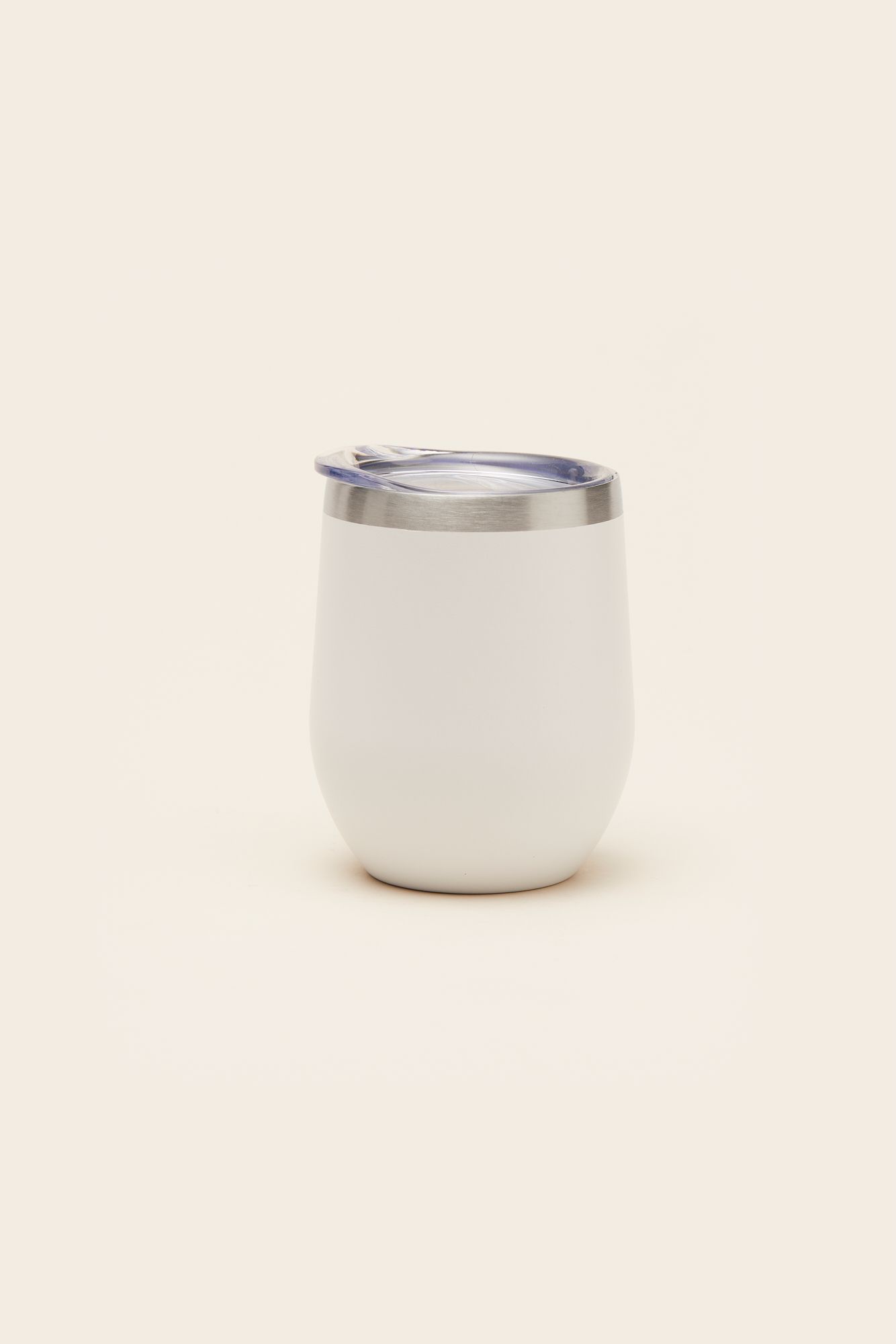 Insulated customizable steel cup